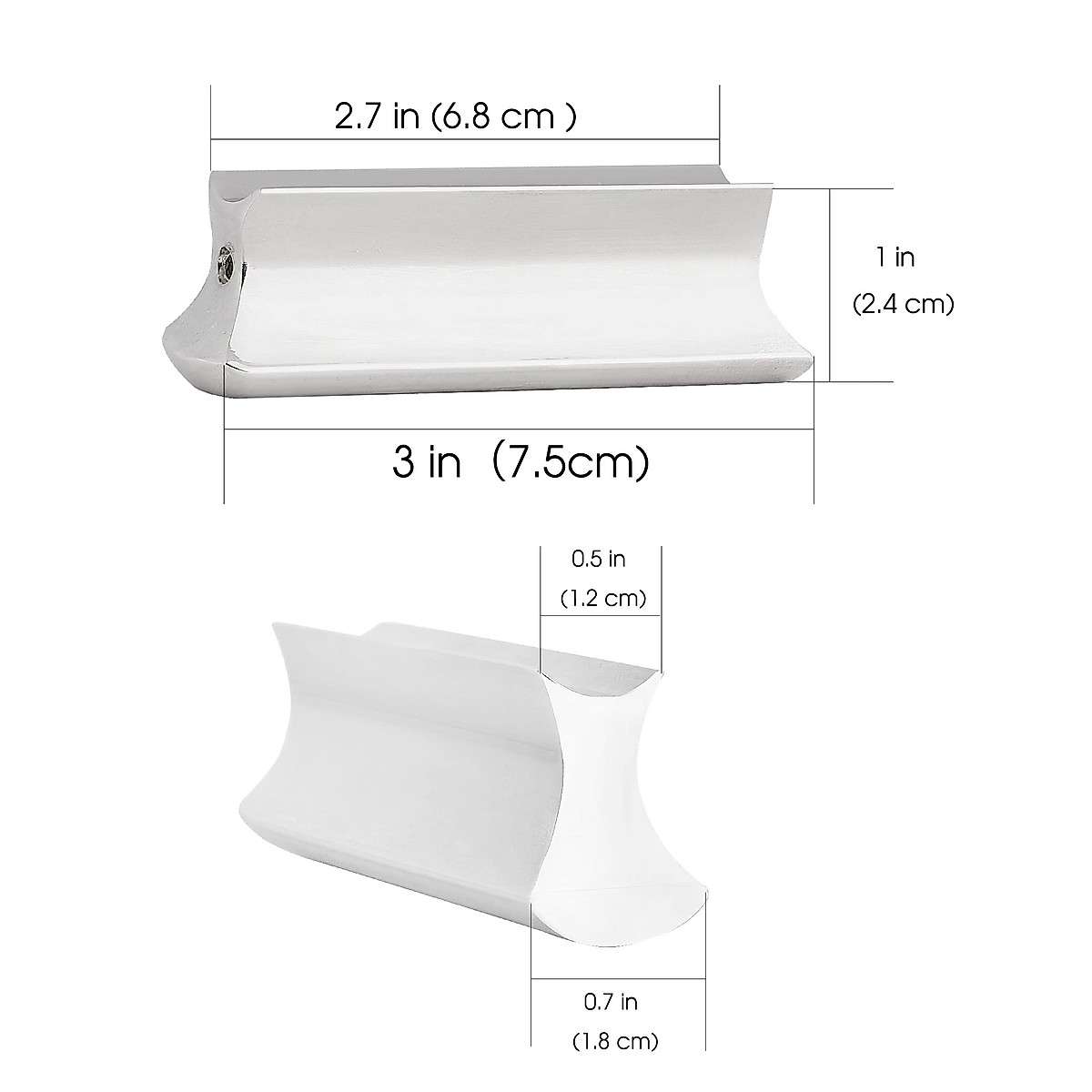 Mr.Power Guitar Slide Metal Steel Tone Bar for Dobro, Lap Steel Guitar, Hawaiian Guitar, Electric Guitar with Celluloid + Stainless Steel Metal Thumb & Finger Picks Plectrums + Bag