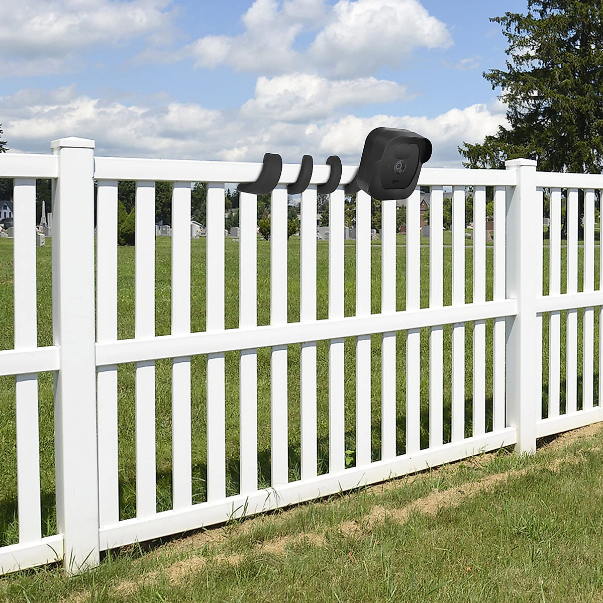 Flexible Twist Mount for All-New Blink Outdoor Camera, with Weatherproof Cover to Attach Your Blink Outdoor Camera Wherever You Like with No Drilling - Black