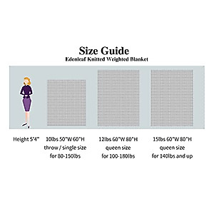 Weighted Chunky Knit Blanket Throw 60x80, Big Soft Knitted Blanket with Premium Chenille Yarn, Luxury Crochet Blankets for Nice Sleep and Home Decor with Super Soft Touch, 60"x80" 12 lbs Grey