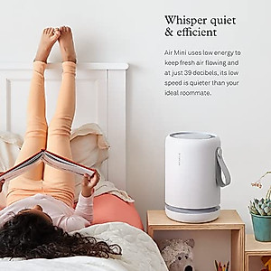 Molekule Air Mini - FDA-Cleared Medical Air Purifier with PECO Technology for Allergens, Pollutants, Viruses, Bacteria, and Mold, White