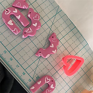 Yuly Rabbit Silk Screen Stencils Clay Silk Screen Stencils for Printing on Clay Paper T-Shirt Clay Jewelry Making Supply Clay Sculpting Tools Professional Clay Sculpting Tools for Beginners Kids