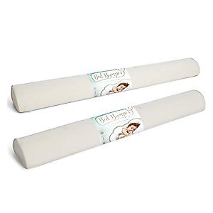 Milliard Bed Bumper (2 Pack) Toddler Foam Bed Rail with Bamboo Washable Cover and Non-Slip Hypoallergenic Water Resistant , Kids, Adults and Seniors