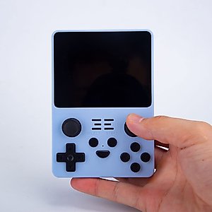 ZOSTER Powkiddy RGB20S Handheld Game Console Portable Retro Built in 10,000 Games 16G+32G 3.5 Inches IPS Screen Open Source System Arcade Game Console Toy Gift for Kids Adults