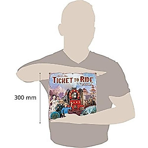 Ticket to Ride Asia Board Game EXPANSION - Expand Your Railway Adventures! Fun Family Game for Kids & Adults, Ages 8+, 2-6 Players, 30-60 Minute Playtime, Made by Days of Wonder