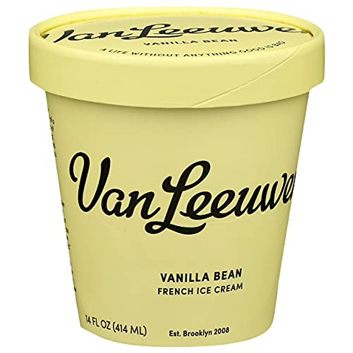 Van Leeuwen Premium Vanilla Bean French Ice Cream, 14 oz (Frozen)