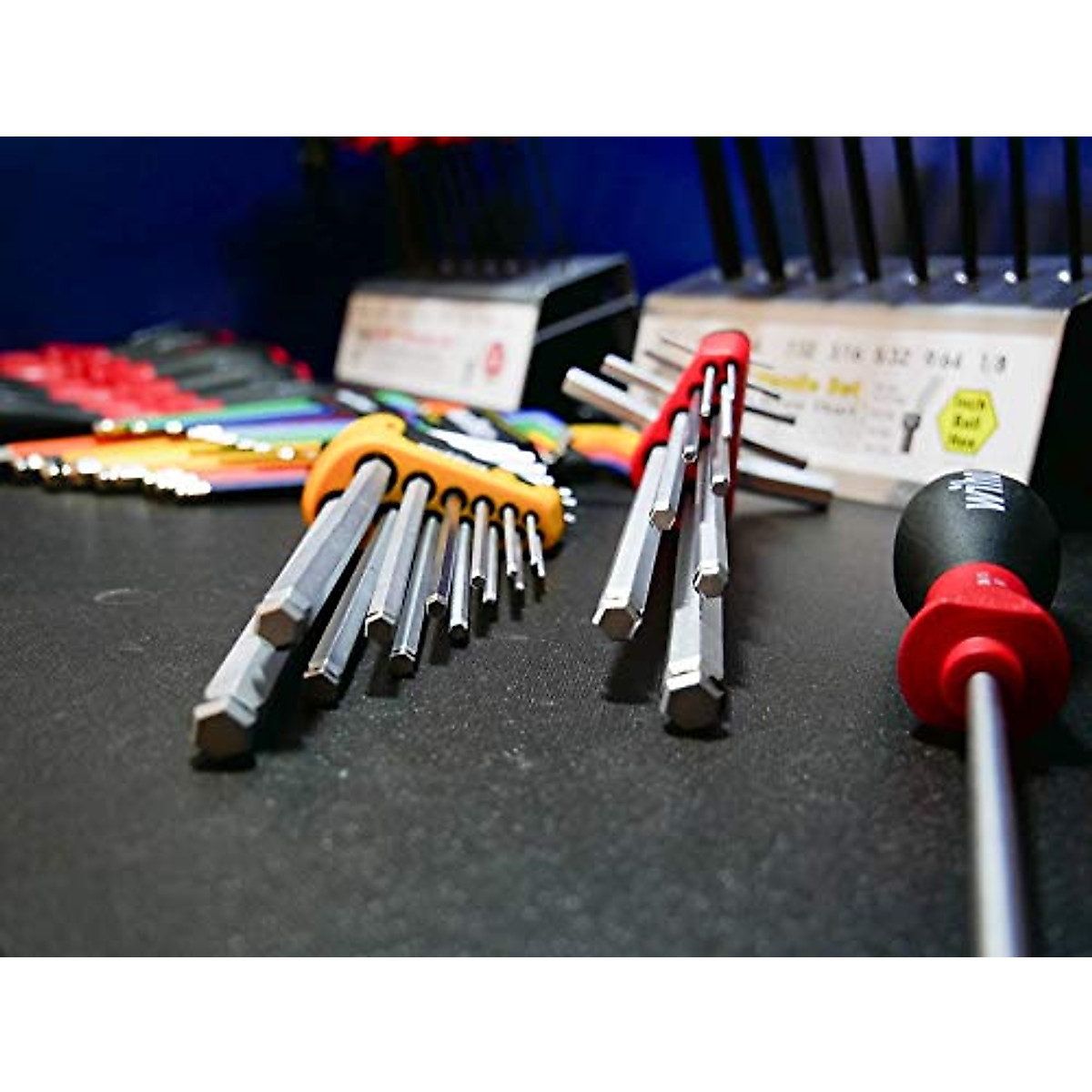 Wiha 66992 MagicRing Ball End Hex L-Key Set In Holders, 22 Piece