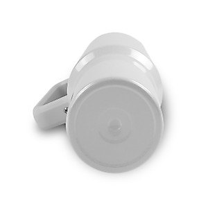 Hogg 40oz Sublimation Tumbler Holographic Traveler - White Shimmer, Blank Sublimation Tumblers with Handle, Bulk Tumblers with Lids, Straws, Removable Handle, 40 oz Sublimation Tumbler