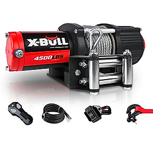 X-BULL 4500LBS Steel Wire Electric Winch