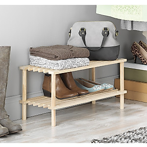 Whitmor Wood Household Shelves, Natural