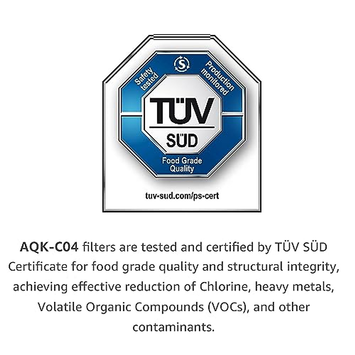 AQUACREST TÜV SÜD Certified Coffee Machine Water Filter, Replacement for Jura® Clearyl White, 64553, 7520, 60209, 68739, 62911 - Including Various Models of Nespresso®, Impressa®, 6 Pack