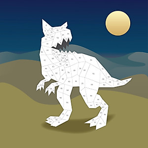 Paint by Sticker Kids: Dinosaurs: Create 10 Pictures One Sticker at a Time!