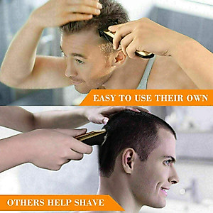 Professional Hair Clippers, Rechargeable Hair Clippers Set, Low Noise Haircut Trimmer Professional Hair Clippers with 4 Guide Combs Brush for Men/Kids/Baby/Women