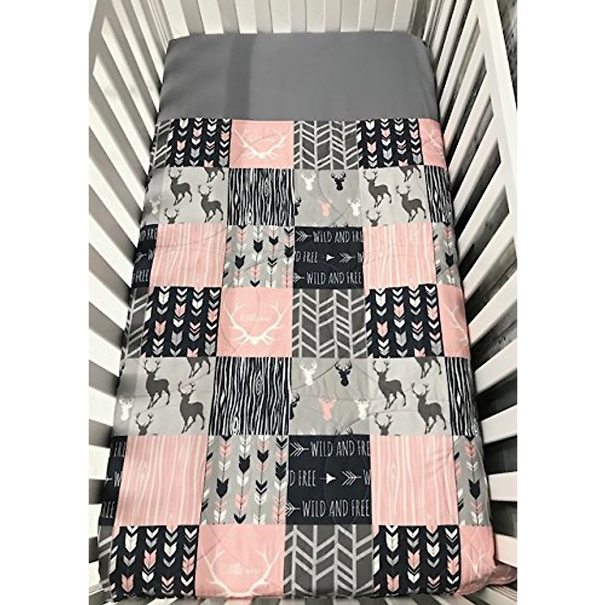 Baby Chevron, Baby Bedding, Woodland, Buck, Deer, Crib Bedding, Nursery Room, Babylooms