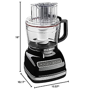 KitchenAid KFP1133OB 11-Cup Food Processor with Exact Slice System - Onyx Black