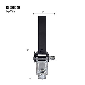 Trailer Valet Blackout Series 14K Drop Hitch | 2" Ball & 2-5/16"Ball | 0-6" Drop