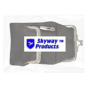 Skyway Leather Cigarette Case for Women 100's Cigarette Pack Holder Pouch - Deluxe Black