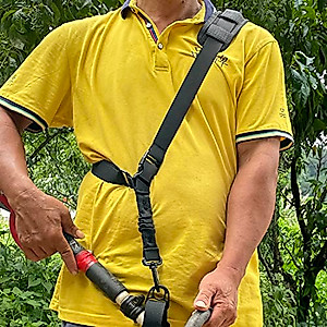 Trimmer Shoulder Strap Universal for Weed Eater Brush Cutter Harness Compatible with EGO String Trimmer, Leaf Blower