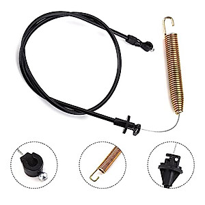 WGL 175067, 169676 Deck Clutch Cable for Craftsman Riding Lawn Mowers with 42'' Deck, Replaces 169676, 175067, 532169676, 532175067 Deck Engagement Cable