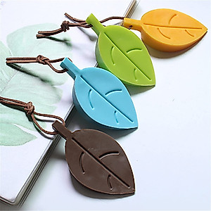 InfantLY Bright Leaves Shape Silicone Rubber Door Stop Stoppers Door Block Children Anti-Folder Hand Hotel Security Door Card Hanging Door Stop