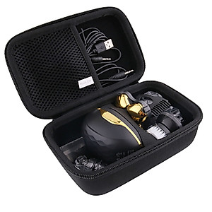 JINMEI Hard EVA Carrying Case Compatible with for Skull Shaver Electric Pitbull Pro Razor, Men’s 5-in-1 Electric Head Shaver Storage Case (Big)