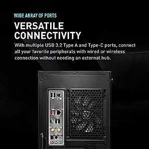 MSI Codex R Gaming Desktop: Intel Core i7-13700F, RTX 4060, 32GB DDR5, 1TB M.2 NVMe Gen3, RGB Fan Cooling, 650W 80+ Gold, Keyboard & Mouse, DIY Friendly, Windows 11 Pro: 13NUC7-069US,Black
