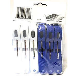 1 X Jumbo Plastic Clothespins 6 Pack