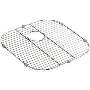 KOHLER 6389-ST Sink Rack for K-3356 Undertone and K-3356-HCF Undertone Preserve Sinks, 18-Inch X 17-3/4-Inch, Stainless Steel