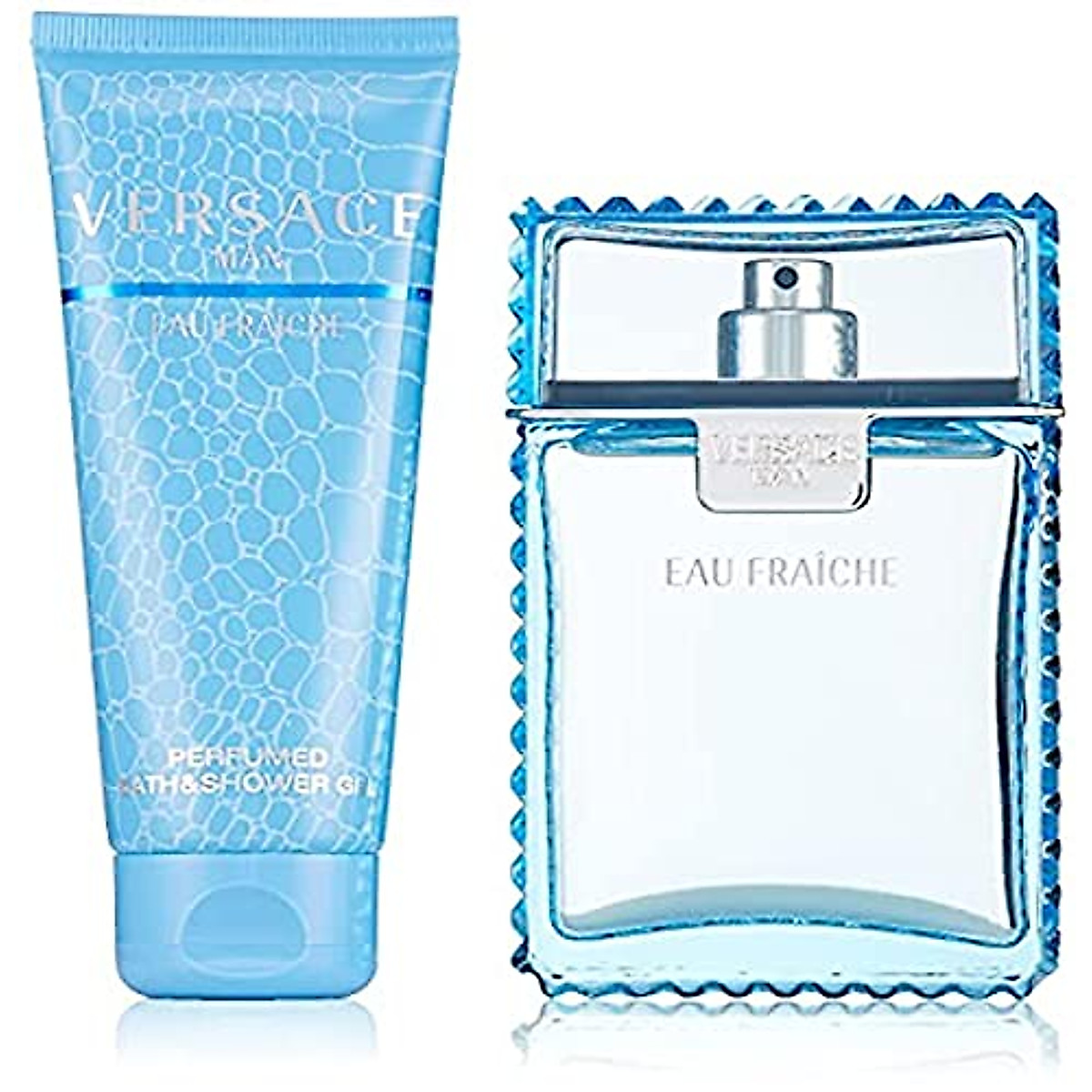 Versace Eau Fraiche Men Gift Set (Eau De Toilette Spray, Perfumed Bath and Shower Gel)