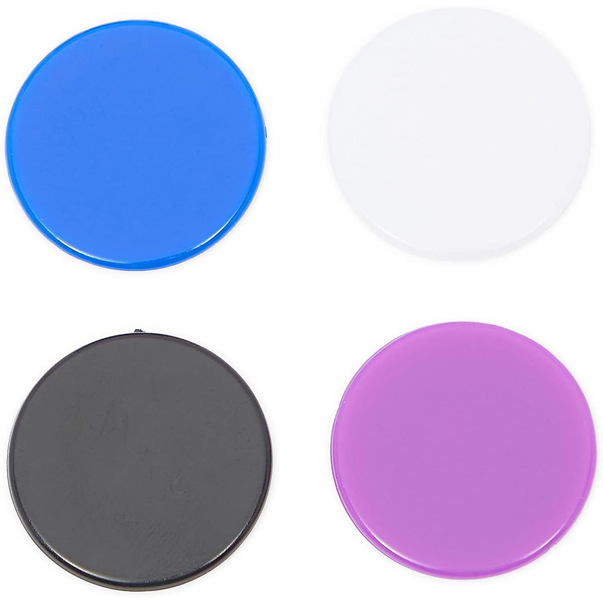 Plastic Counting Chips for Math, Bingo, Poker (4 Colors, 1 In, 240 Pieces)