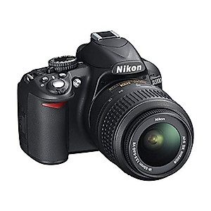 Nikon D3100 14.2MP DSLR Camera with AF-S DX 18-55mm f/3.5-5.6 VR Zoom Lens - (Black) (Discontinued) (Renewed)