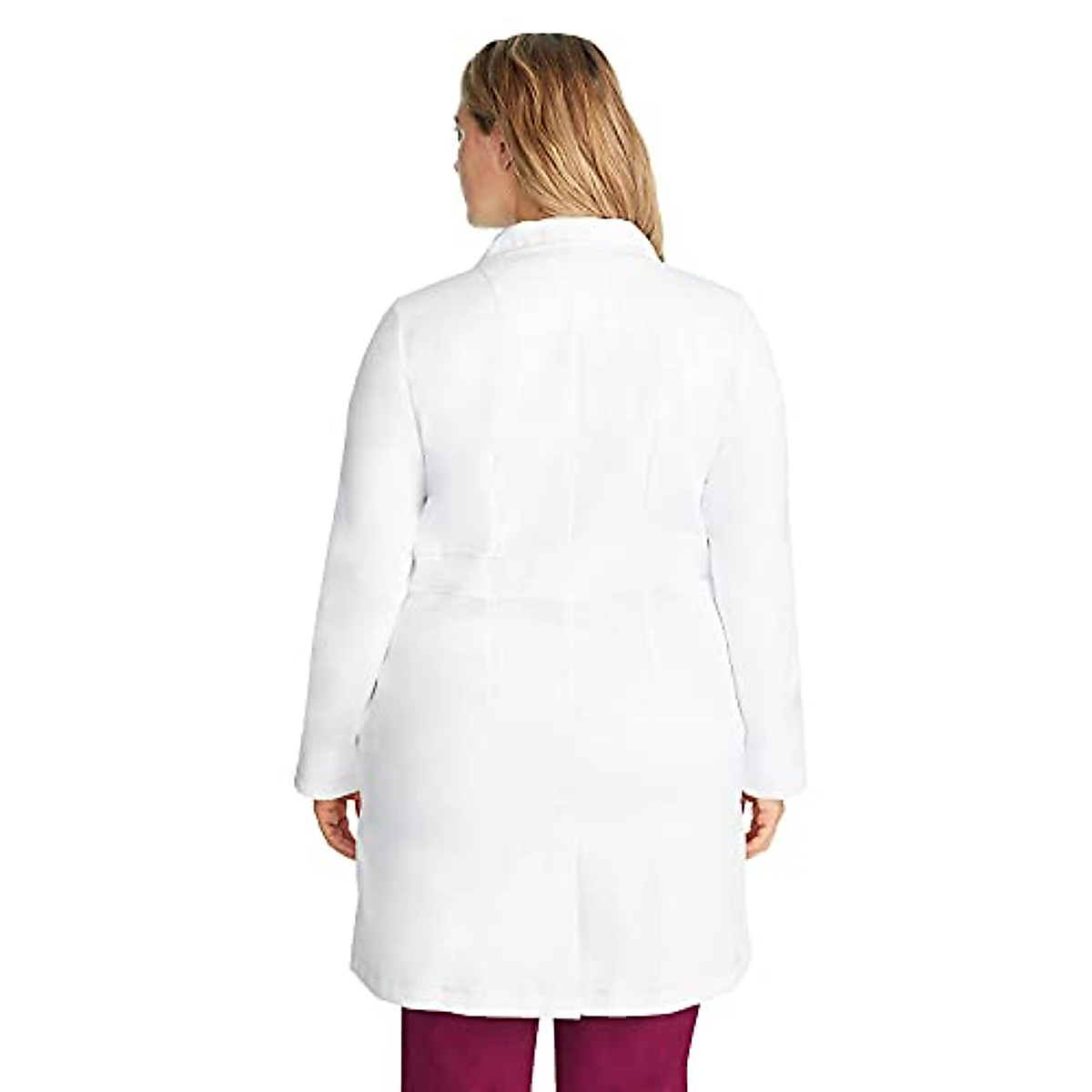 Healing Hands White Lab Coat 6 Pocket Full Length Womens 5161 Faye Lab Coat The White Coat Minimalist Collection White 2XL