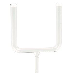 EISCO Borosilicate Salt Bridge (Diameter of "U" Tubes: Outer: 0.53in/Inner: 0.41in; Diameter of Bottom Tube: Outer: 0.32in/Inner:0.19in
