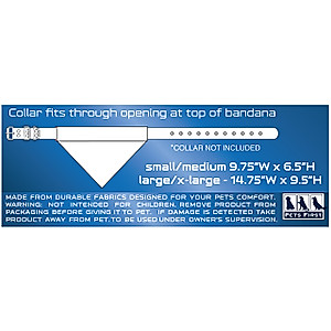 Pets First NFL Dallas Cowboys TIE Bandana, Small/Medium. Dog Football Reflective Bandana Scarf Bib for Pet, Cat, or Dog. The Ultimate Game-Day, Party Bandana