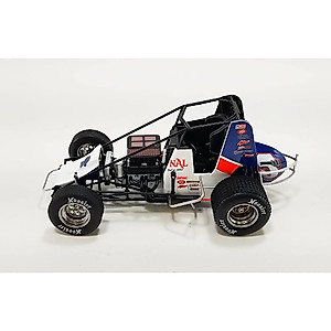 Winged Sprint Car #5W Lucas Wolfe Allebach Racing World of Outlaws (2022) 1/18 Diecast Model Car by Acme A1822006