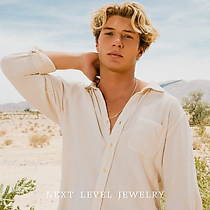 Next Level Jewelry Italian Box Chain Sterling Silver 1MM, 925 Sterling Silver Box Chain Necklace Women, Sterling Silver Chain Women, Thin Sterling Silver Necklace Chain Women Girl, 2.5mm,24