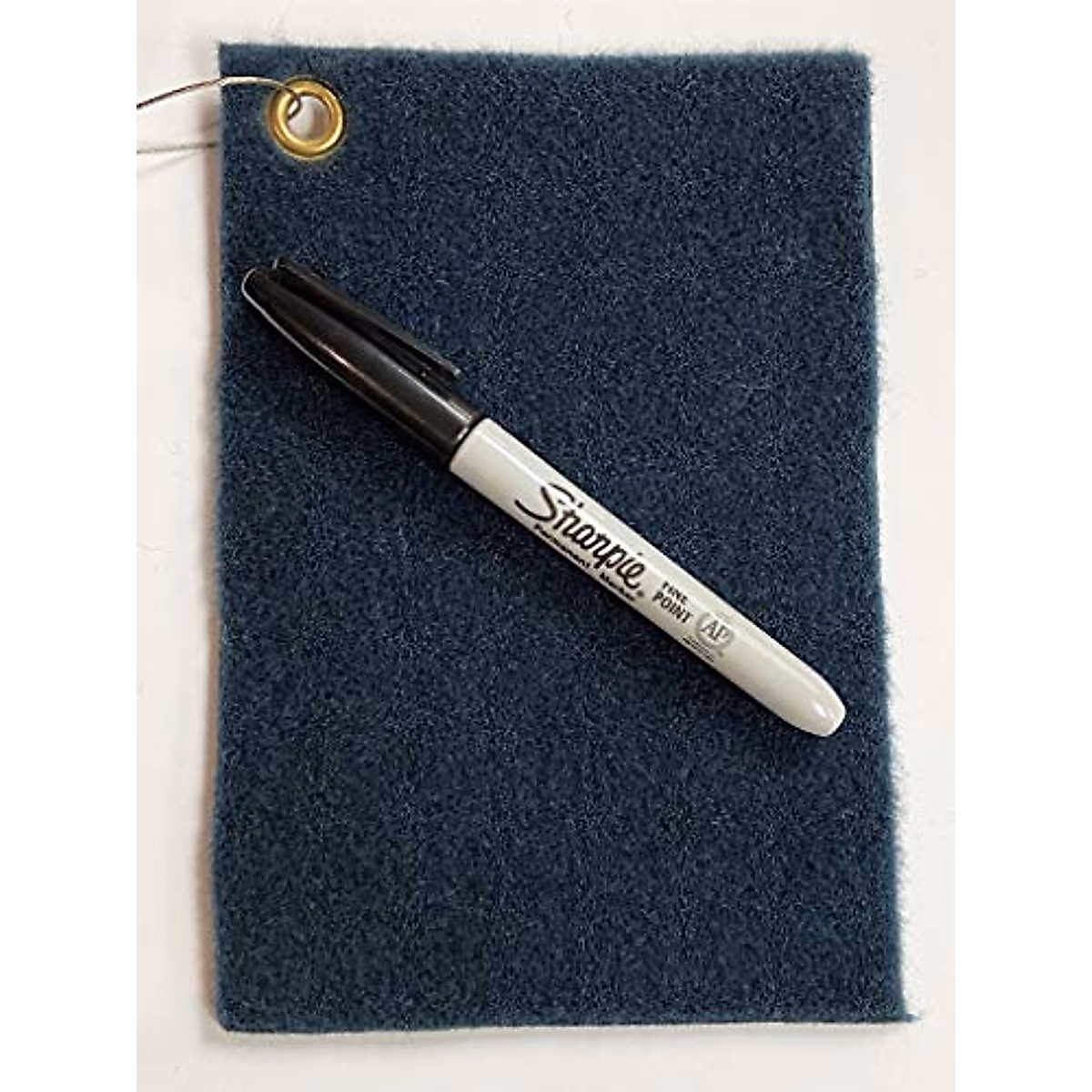 USA Fabric Store Dark Blue Auto One Premium Automotive Carpet Upholstery Fabric 80 inches W 18 Oz. by The Yard