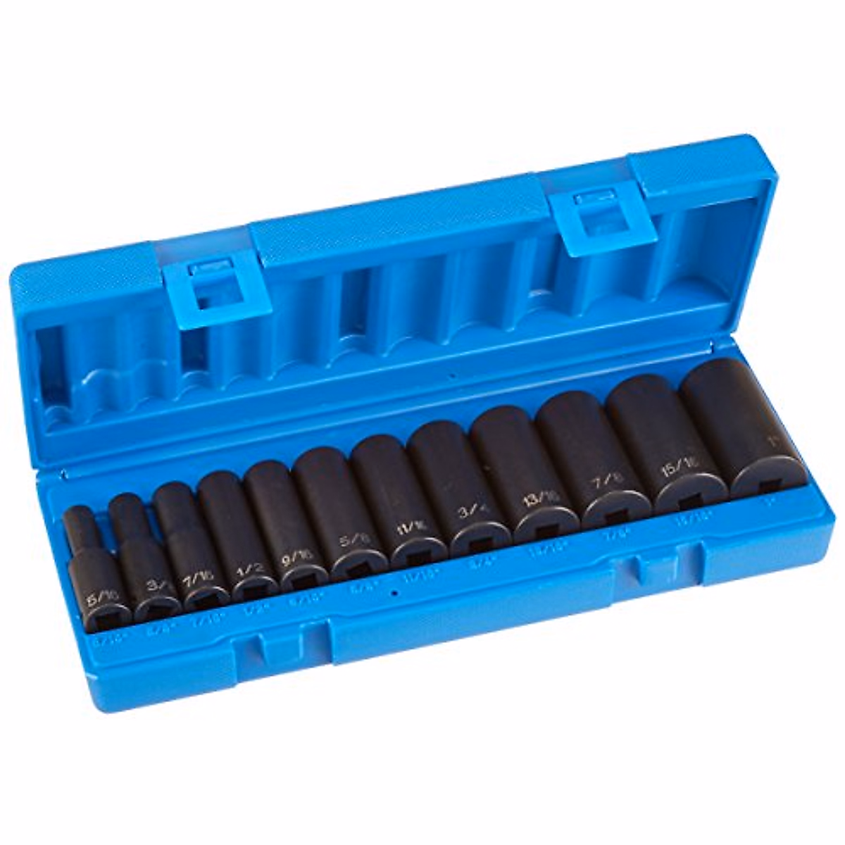 Grey Pneumatic (1202D) 3/8" Drive 12-Piece 12-Point Deep Socket Set
