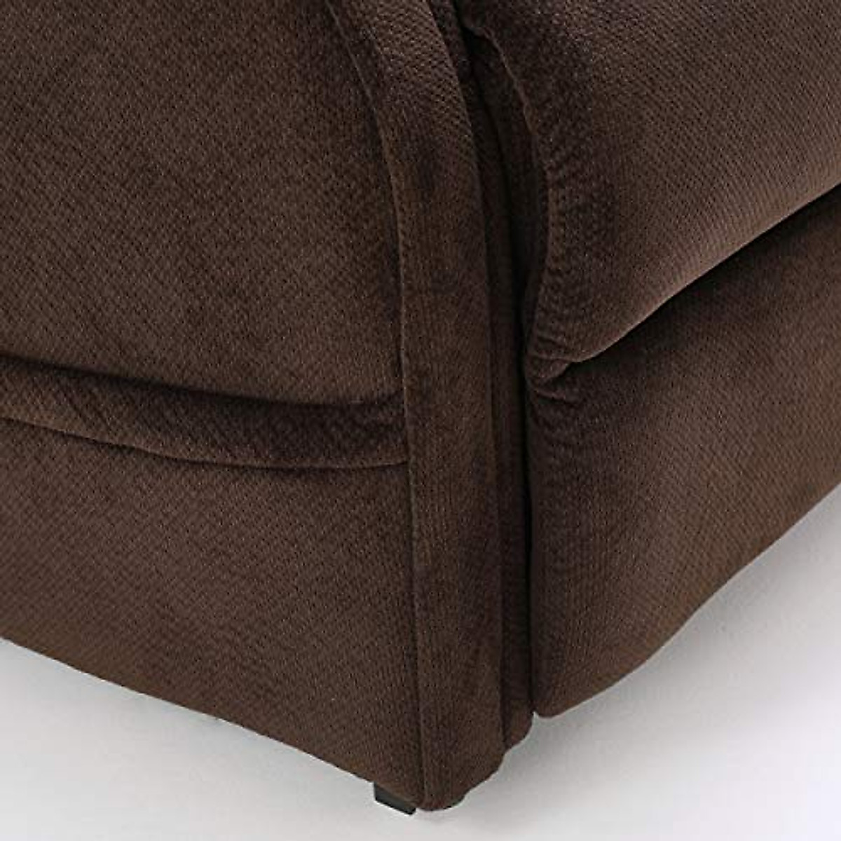 GDF Studio Alan Chocolate Fabric Lift Up Recliner Chair