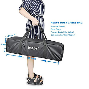 EMART Umbrella Photography Lighting Kit with 700W CFL 5500K Bulbs ,Soft Light Continuous Reflective Umbrella Lights Photography Kit for Portrait Studio Video Recording, Filming, Podcast