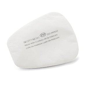 3M Respirator Filter Replacement 5P71, 5 Pairs, P95, Must Be Used with 3M 5000 Respirators or 3M Cartridges 6000 Series