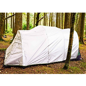 Crua Outdoors Reflective Flysheet for Crua Tri Tent - Portable and Double-Sided Tri Reflective Flysheet to Keep You Warm in The Winter & Cool in The Summer
