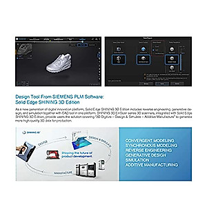New Einscan Pro 2X 3D Scanner Premium Edition with Handheld HD Feature Alignment 0.2mm Resolution for Reverse Engineering, Manufacturing, Design, Art, Medical, Education