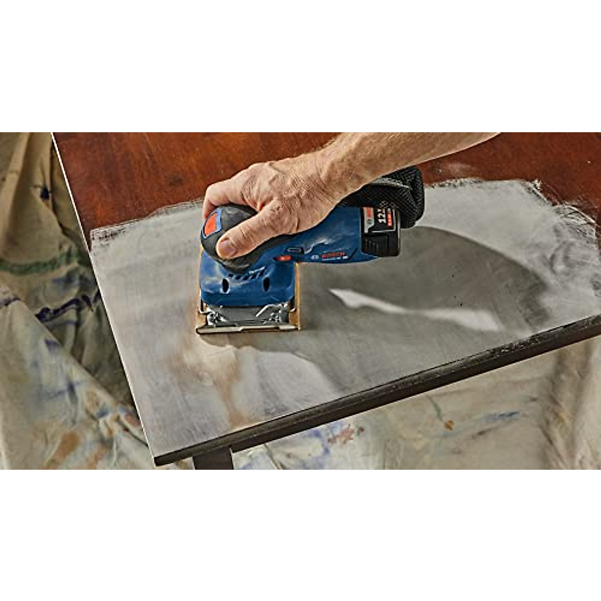 BOSCH GSS12V-40N 12V Max Brushless Sheet Orbital Finishing Sander (Bare Tool)