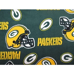 Fabric & Fabric Traditions 60'' Wide Fleece Green Bay Football Team, Multi