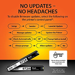 Smart Ink Compatible Ink Cartridge Replacement for HP 972A 972 (2 Pack Combo) to use with PageWide Pro 477dw 577dw 452dw 477dn 452dn 577z 552dw 377dw P55250dw Printers