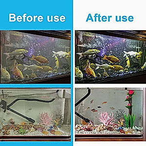 Banoo, Water Purifier Cube, Eco-Aquarium Filter Active Carbon ​Ultra ​Strong Filtration and Absorption ​Aquarium Filter ​Media Activated ​Charcoal Cubes ​for Ponds, Fish Tank, Water Tan, 4X4X4 Inch