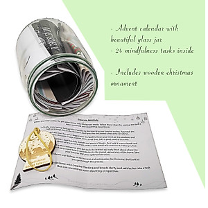Mindfulness Advent Calendar 2023 24 Mindfulness tasks in a jar to help you enjoy and appreciate Christmas even more!