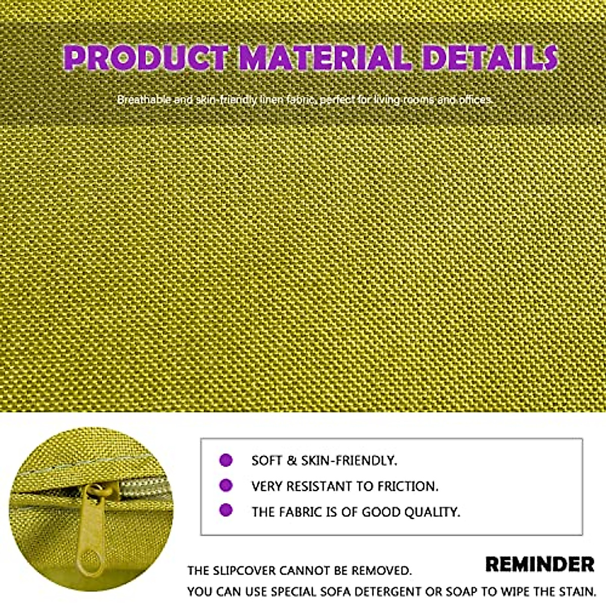 TYBOATLE Modern Upholstered Linen Fabric Accent Arm Chairs, Living Room Single Sofa Chair with Metal Legs, Comfy Reading Lounge Armchair for Small Spaces, Apartment, Bedroom, Office (Green)