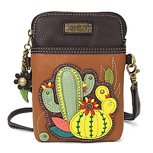 Chala Handbags Cellphone Crossbody Handbag for Flower Lovers (Cactus)
