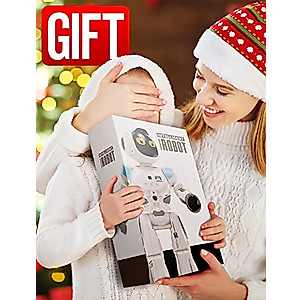 Large Smart Emo Robot Toys for Kids 5-7,Gesture Sensing Programmable Interactive Remote Control Robots for 8-12 with LED Eye Express for Boys 4-9 Years Old Birthday Gifts